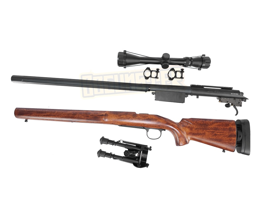 M24 ไม้แท้ รุ่นอัพเกรด พร้อมกล้อง+ขาทราย : A&K - BBGUNSTER ร้านบีบีกัน ...