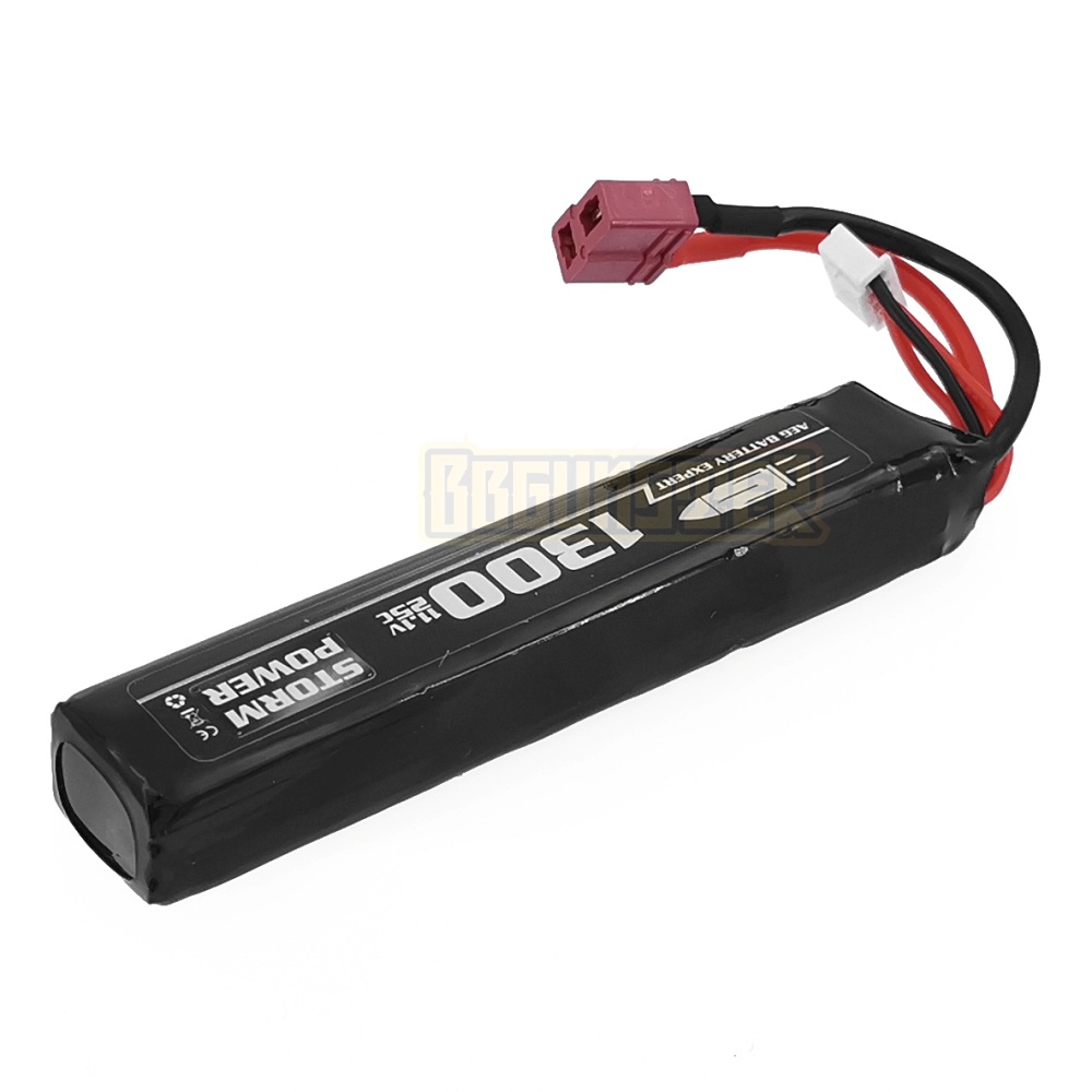 แบตลิโพ Storm Power 25C 11.1V 1300mAh Gen 2 - BBGUNSTER ร้านบีบีกัน Airsoft Gun และ ของแต่ง ...