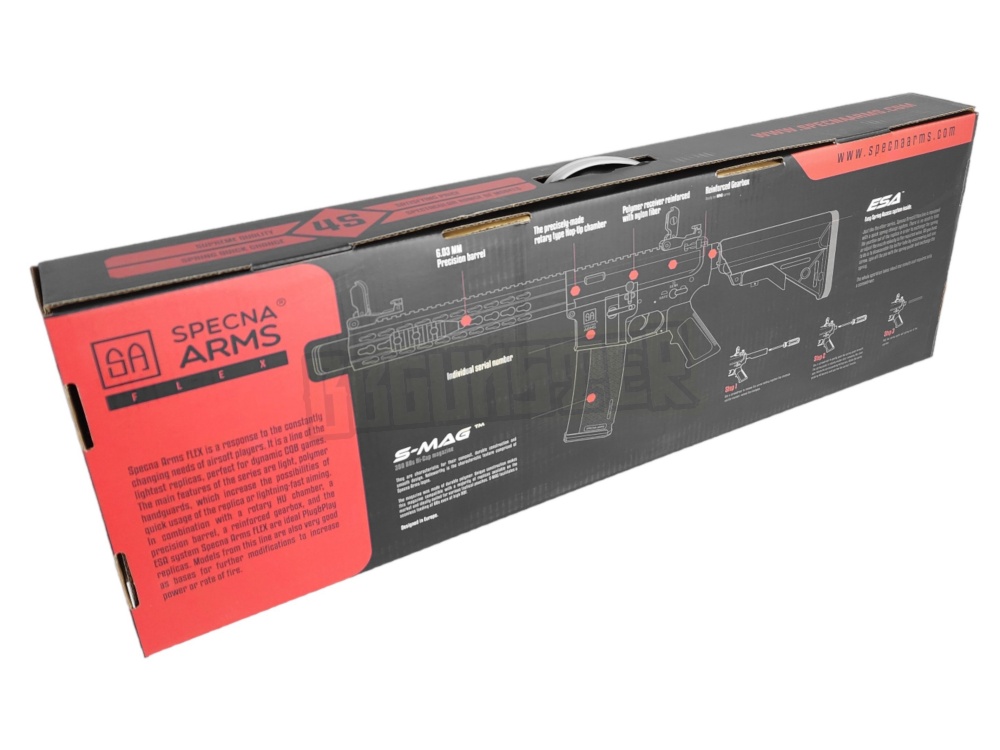 SA-F03 FLEX™ : M4 URX4 M-Lok สีดำ - Specna Arms - BBGUNSTER ร้านบีบีกัน Airsoft Gun และ ของแต่ง ...
