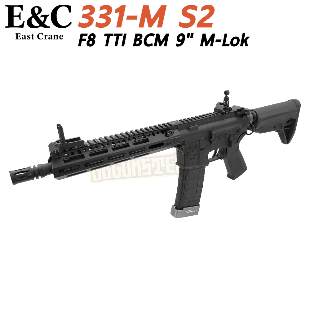 E&C 331 S1 M-BK : F8 TTI BCM 9" M-Lok สีดำ บอดี้โลหะ JR.Custom Gen 2 - BBGUNSTER ร้านบีบีกัน ...