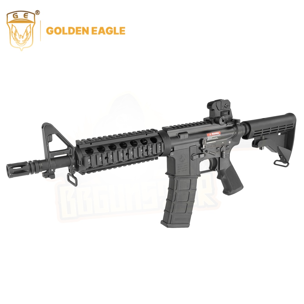 M4 CQB ระบบแก๊ส GBBR บอดี้โลหะ - Golden Eagle MC6624M - BBGUNSTER ร้าน ...